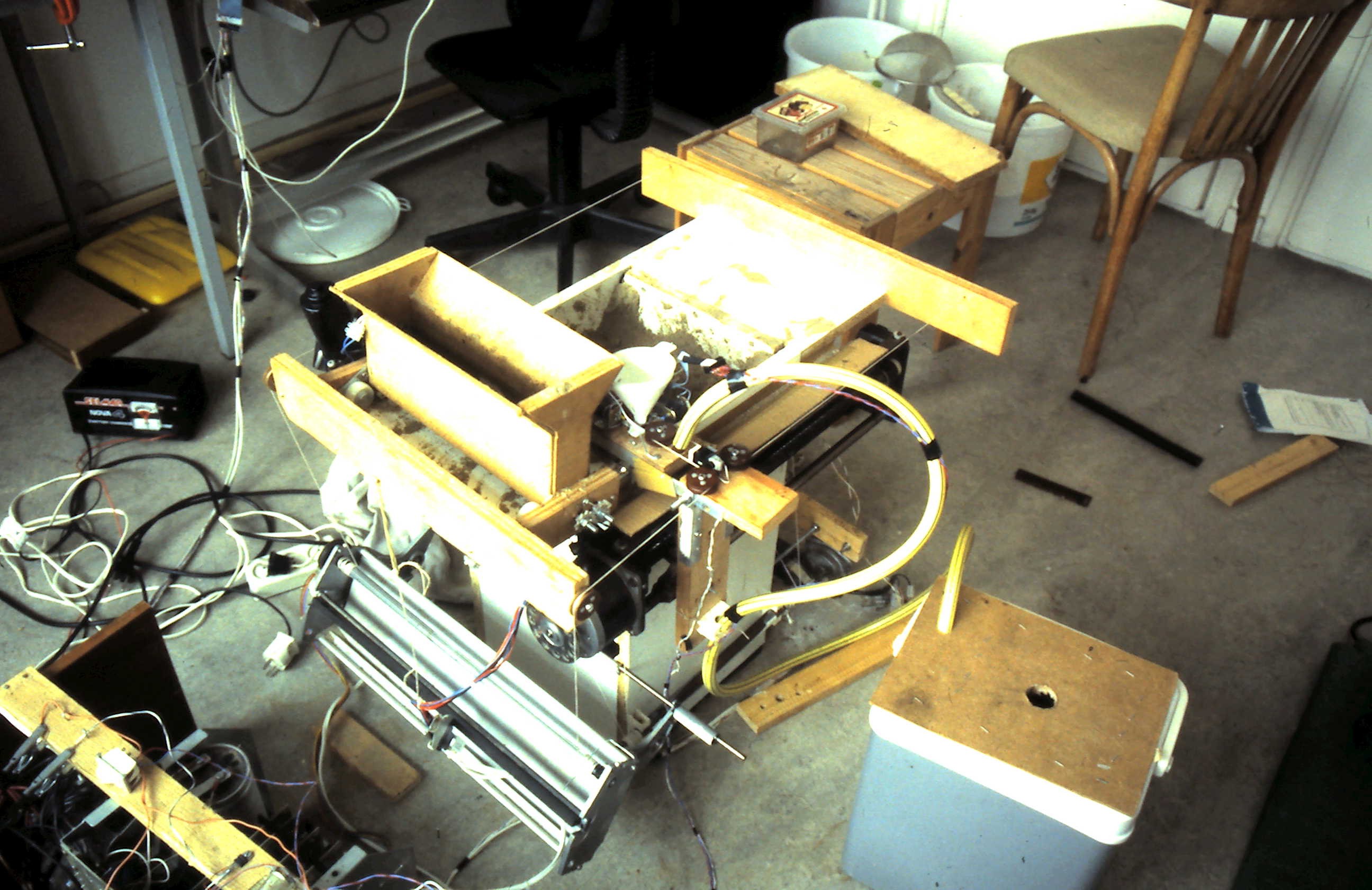 sand and plaster machine